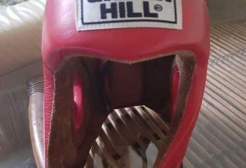 Боксерский шлем green hill натуральная кожа (M)