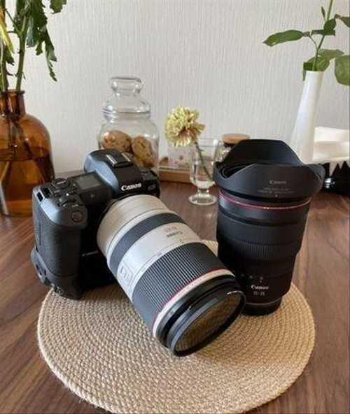 Canon EOS R + RF 70-200 2.8 + RF 15-35 2.8 + допы