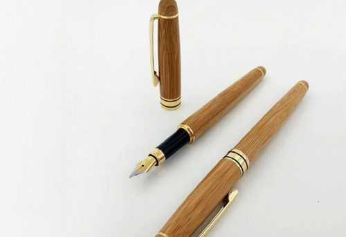 Ручка перьевая (роллер) в бамбуковом стиле