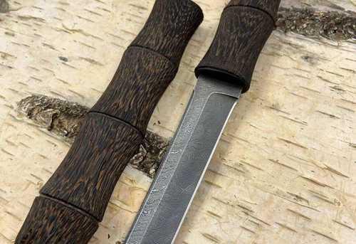 Нож танто из дамасской стали в 950 слоев