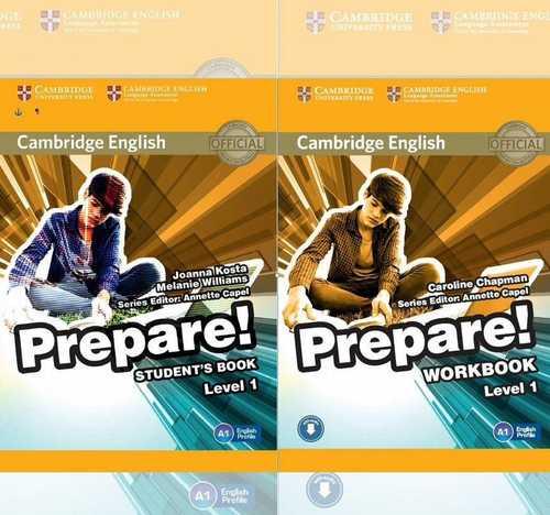 Prepare Level 1 учебник+тетрадь