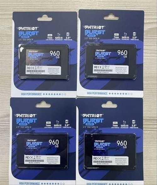 2.5" SSD Patriot Memory Burst Elite 960Gb sata3