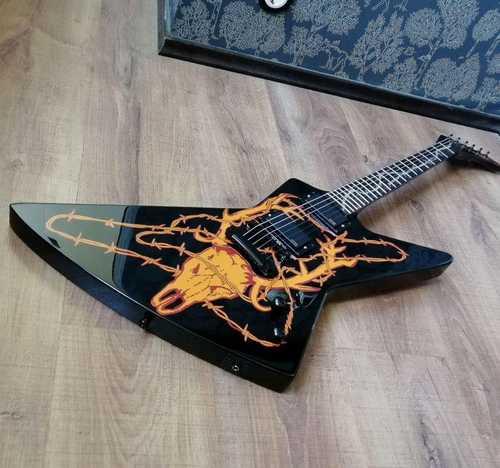 ESP Explorer Custom MX250 Elk Skull James Hetfield