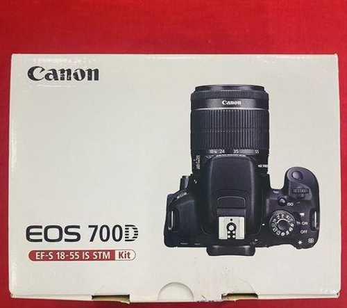 Canon 700d kit 18-55mm новый