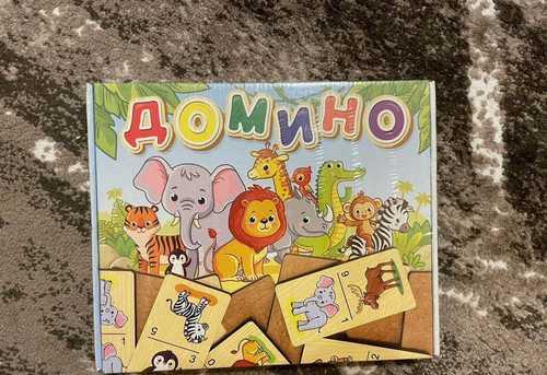 Деревянное домино детское