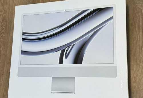 iMac 24 M3 2023 8/10 256 Silver новый