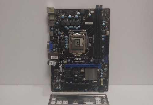 Материнская плата MSI B75MA-E33 1155 B75