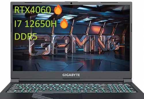 15.6" GIGABYTE G5 KF5, 512 ГБ, Core i7-12650H, RAM 16 ГБ, GeForce RTX 4060 8 ГБ