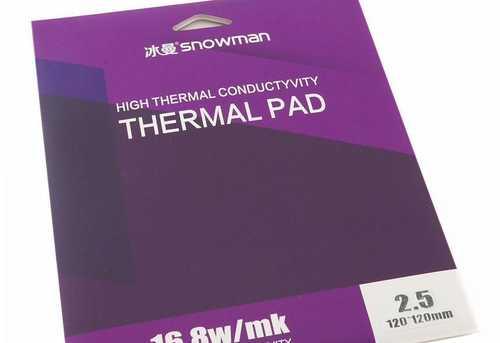 Термопрокладка 120x120х2.5 мм Snowman Thermal Pad