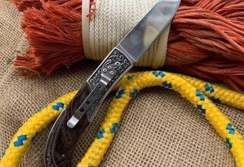 Нож якутский складной охотничий финка