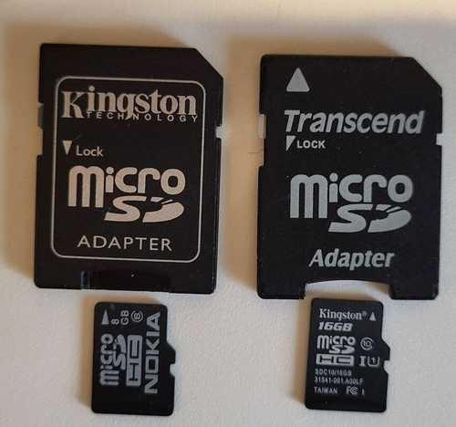 Карта памяти micro SD Kingston 16GB