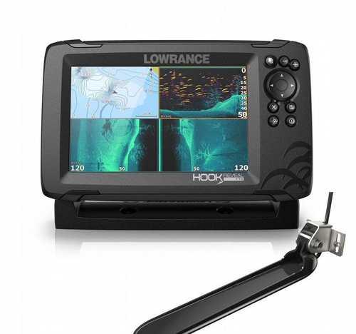 Lowrance Hook Reveal 9 Tripleshot Русский язык