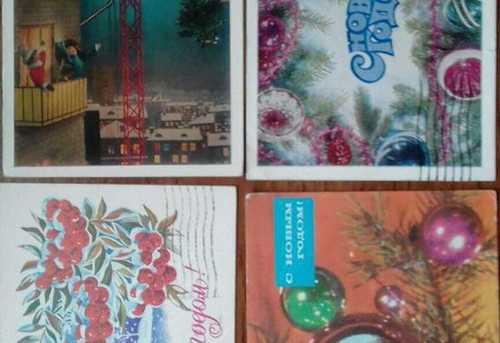 Советские новогодние и праздничные открытки