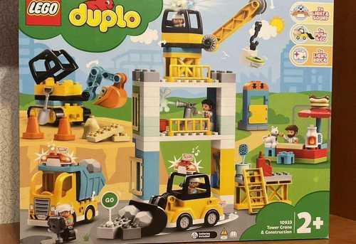 Конструктор Lego duplo башенный кран на стройке