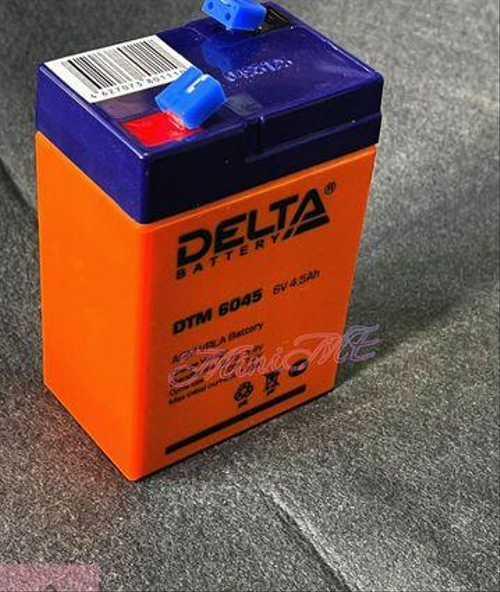 Аккумулятор для детского электромобиля delta 6V