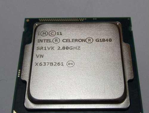 Процессор Celeron G1840 + кулер