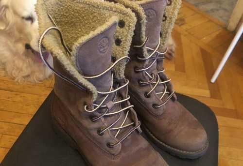 Ботинки Timberland зимние для девочки 34 размер