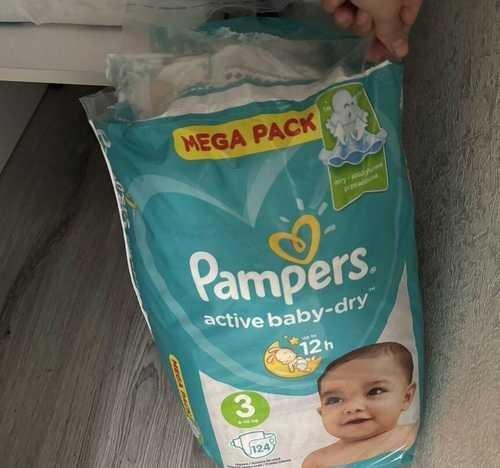 Подгузники pampers 3