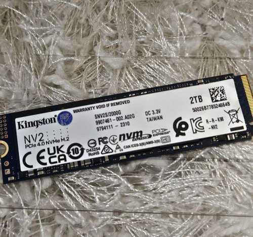 SSD M.2 Kingston NV2 2TB (Здоровье 100%)