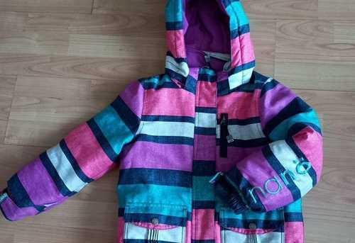 Куртка зимняя nano для девочки. р.116 + штаны