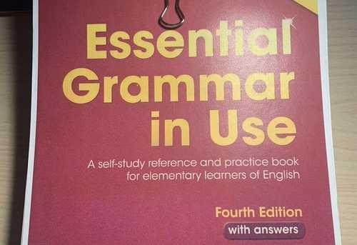 Учебник английского cambridge essential grammar