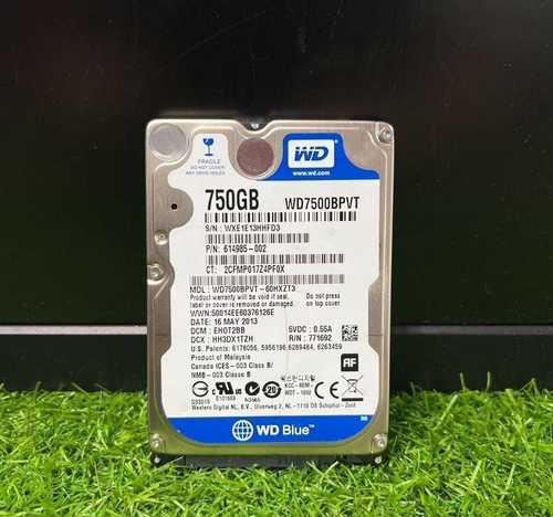 Жёсткий диск 2.5 750GB WD Blue