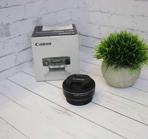 Canon EF-S 24mm f/2.8 STM SN2731 (Новый)