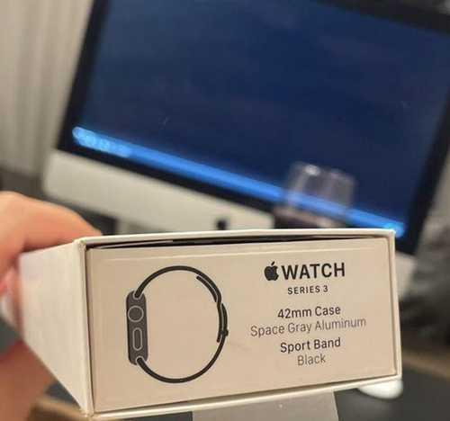 Часы apple watch 3 42mm утопленник