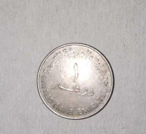 Монета ОАЭ 1 дирхам 1990