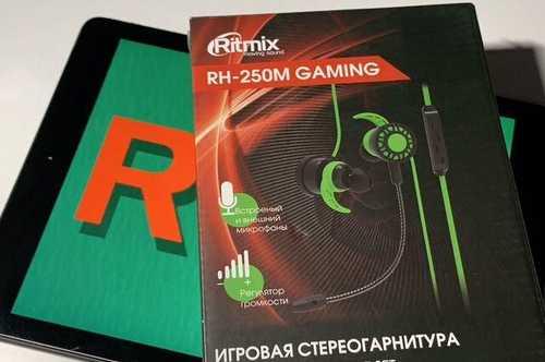 Игровые наушники с микрофоном Ritmix RH-250M
