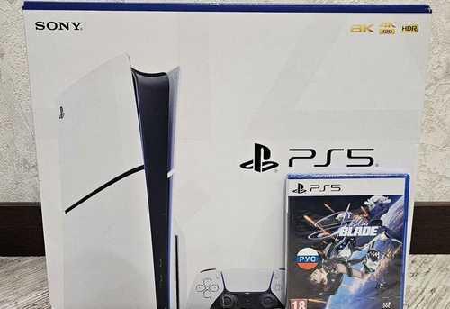 Sony PS 5 slim 1000gb новая + stellar blade
