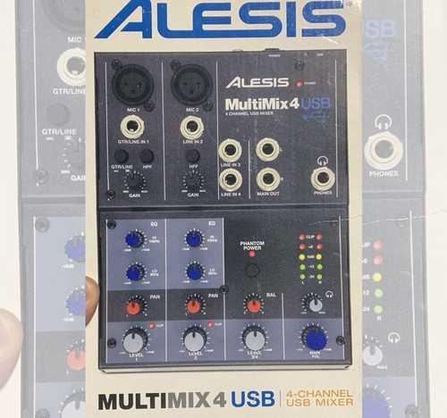 Микшерный пульт alesis multimix 4 usb