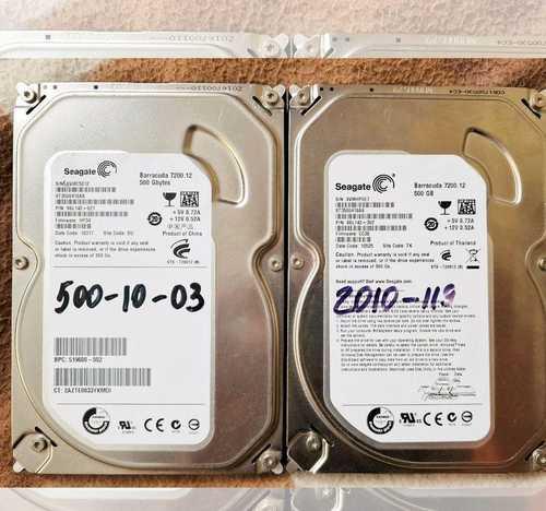 Жёсткий диск Seagate 500Gb