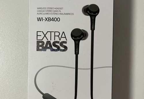 Беспроводные наушники sony extra bass WI-XB400