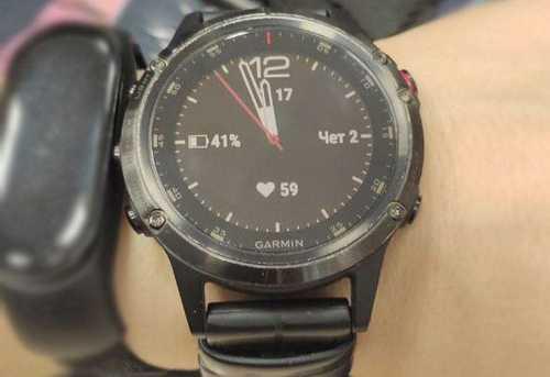 Часы Garmin fenix 5 plus sapphire