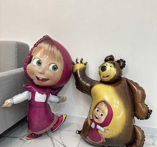 Шары Маша и медведь
