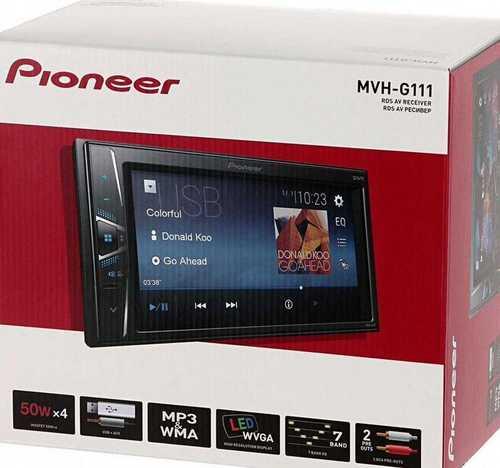 Магнитола 2 din pioneer mvh g111