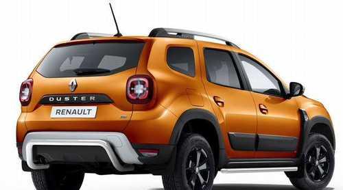 Защита заднего бампера Rival Renault Duster 21