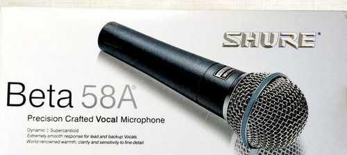 Микрофон динамический Shure Beta 58A
