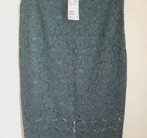 Новая кружевная юбка ф. H&M р. 46