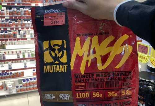 Гейнер mutant mass 2.27кг шоколад