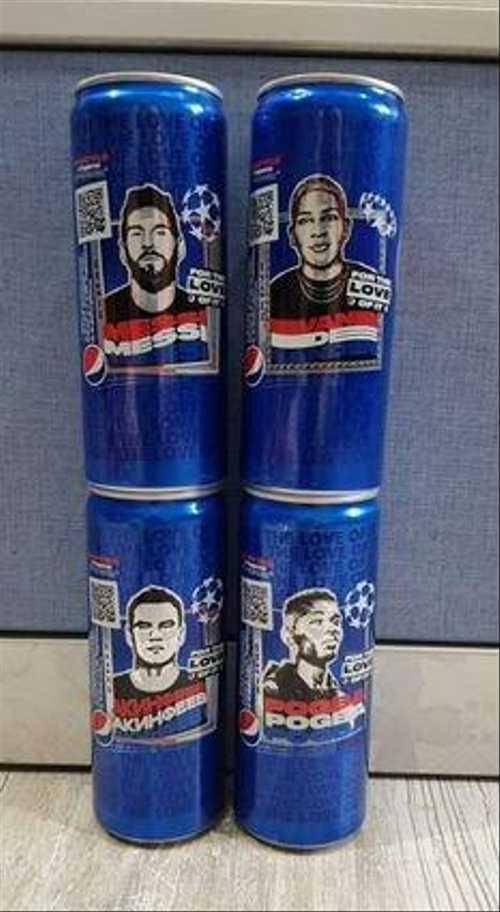 Коллекционные банки Pepsi "Лига чемпионов 2021"