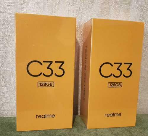 Смартфон Realme C33 2023 4/128 гб Новый рст