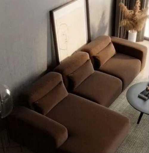 Мягкий раскладной угловой диван