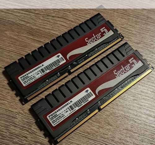 Оперативная память DDR3 4Gb Patriot 2000Mhz