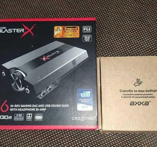 Sound Blaster X G6 звуковая карта