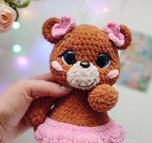 Мишка (вязаная игрушка)
