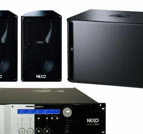 Комплект акустики nexo PS8+PS8+LS400+nxamp 4X1