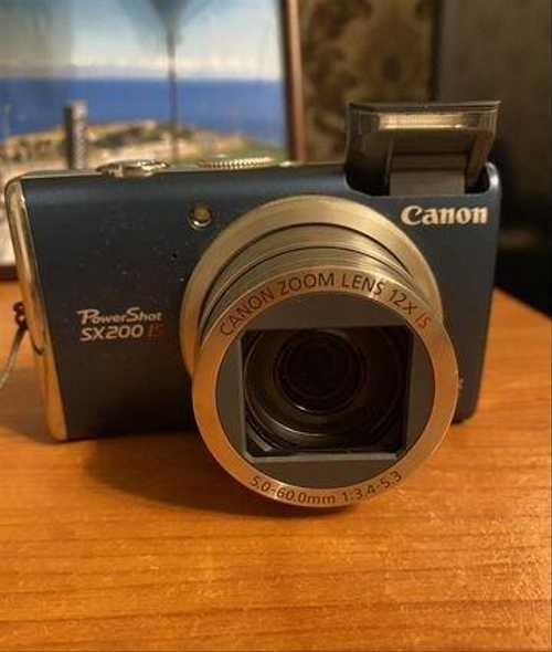Компактный фотоаппарат canon Sx200is