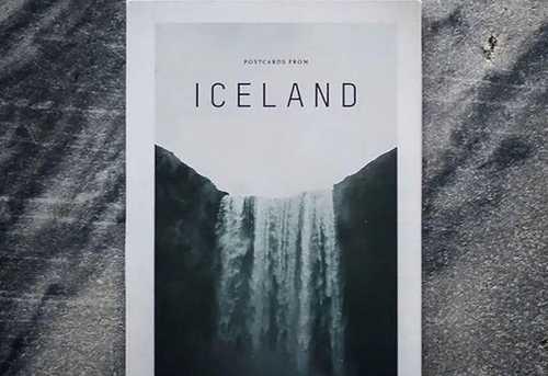 Открытки Исландия набор 10шт новые